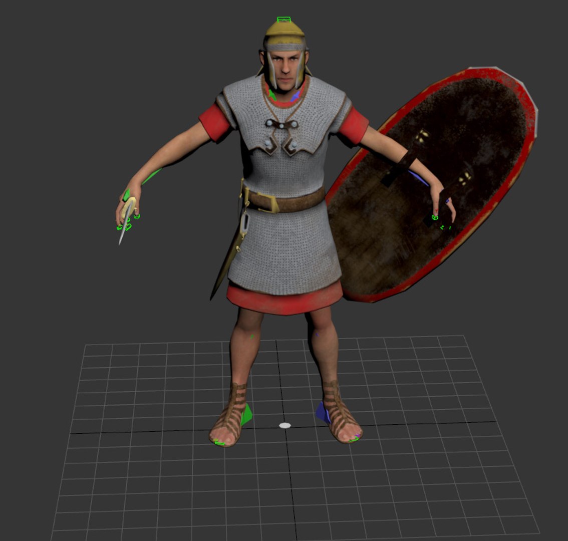 3D roman soldier - TurboSquid 1429240