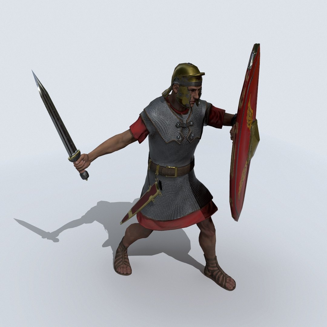 3D roman soldier - TurboSquid 1429240