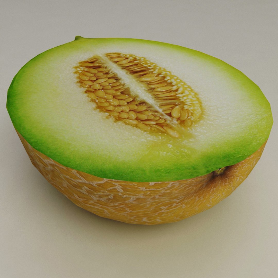 3d Melons Modelled Model