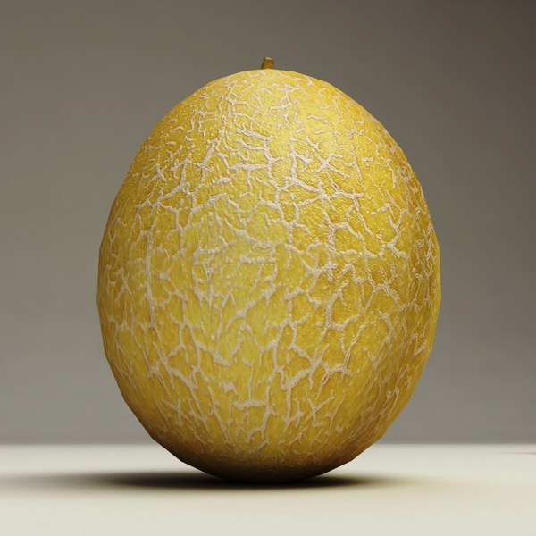 3d melons modelled model