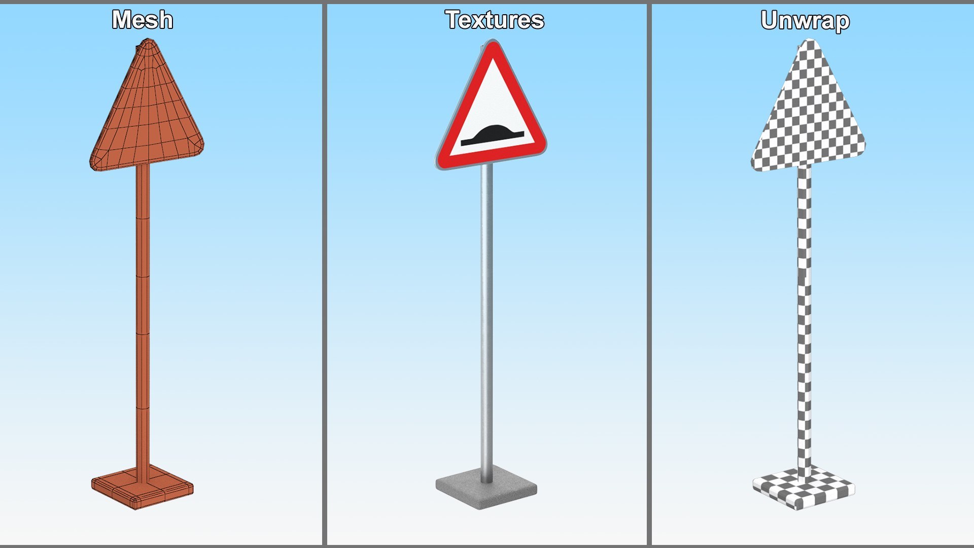 3D Road Signs Collection 2 Model - TurboSquid 2248812