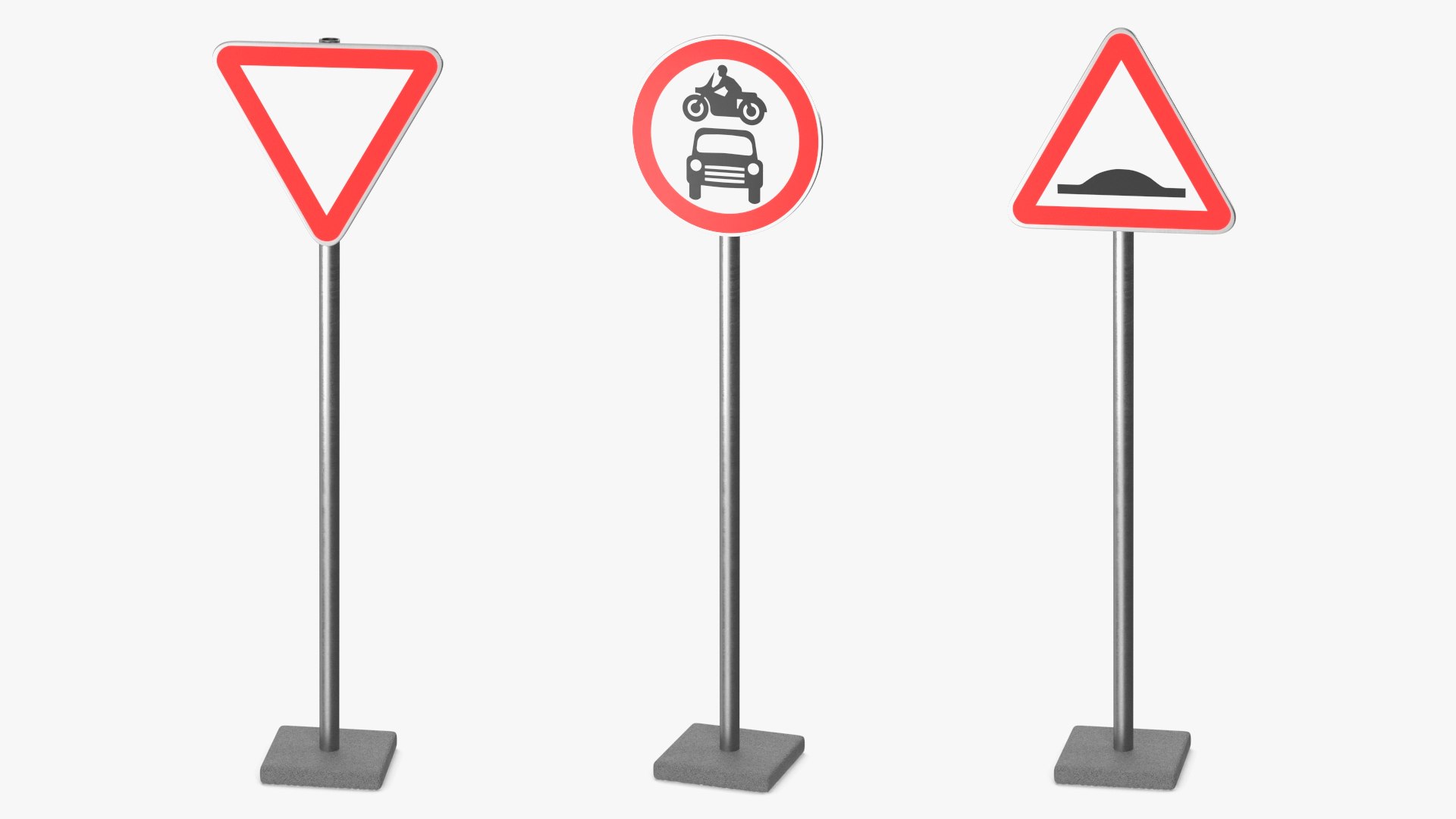 3D Road Signs Collection 2 Model - TurboSquid 2248812