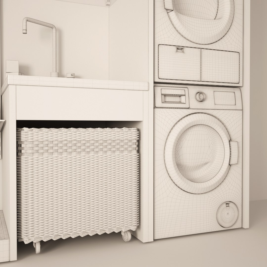 Laundry 3D Model - TurboSquid 1191827