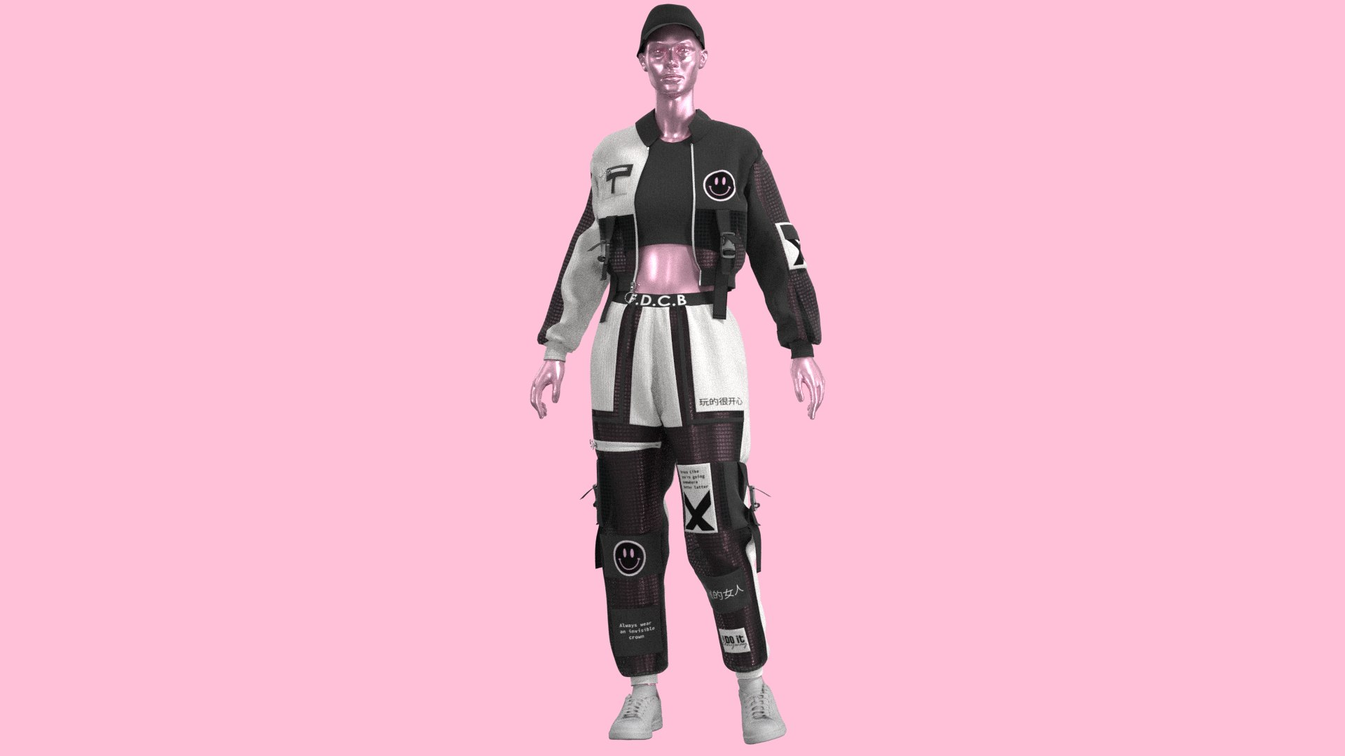 Female Outfit Model - TurboSquid 1722398
