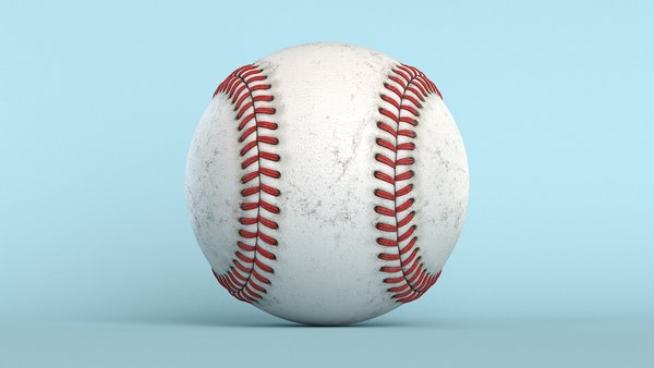 3D Dirty Baseball Ball - Rawlings - TurboSquid 1991597