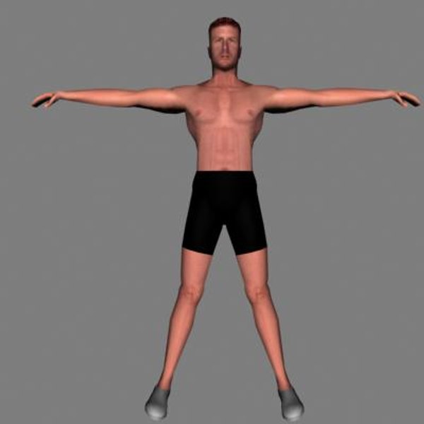 character human male 3d model