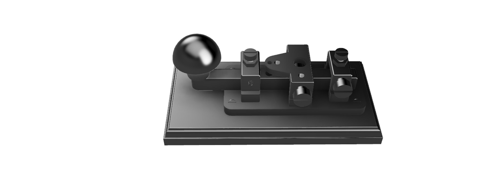 Telegraph Key 3d Obj