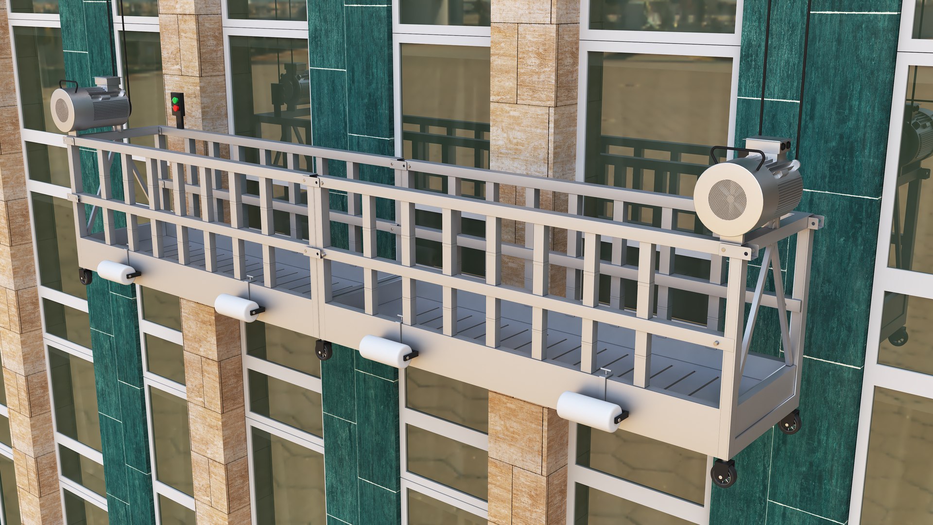 Skyscraper Window Glass Cleaner 3D Model - TurboSquid 2242630