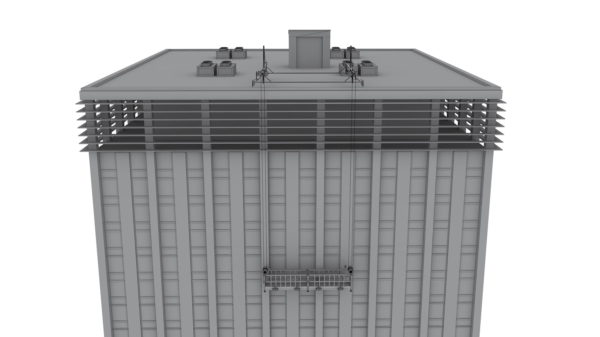 Skyscraper Window Glass Cleaner 3D Model - TurboSquid 2242630