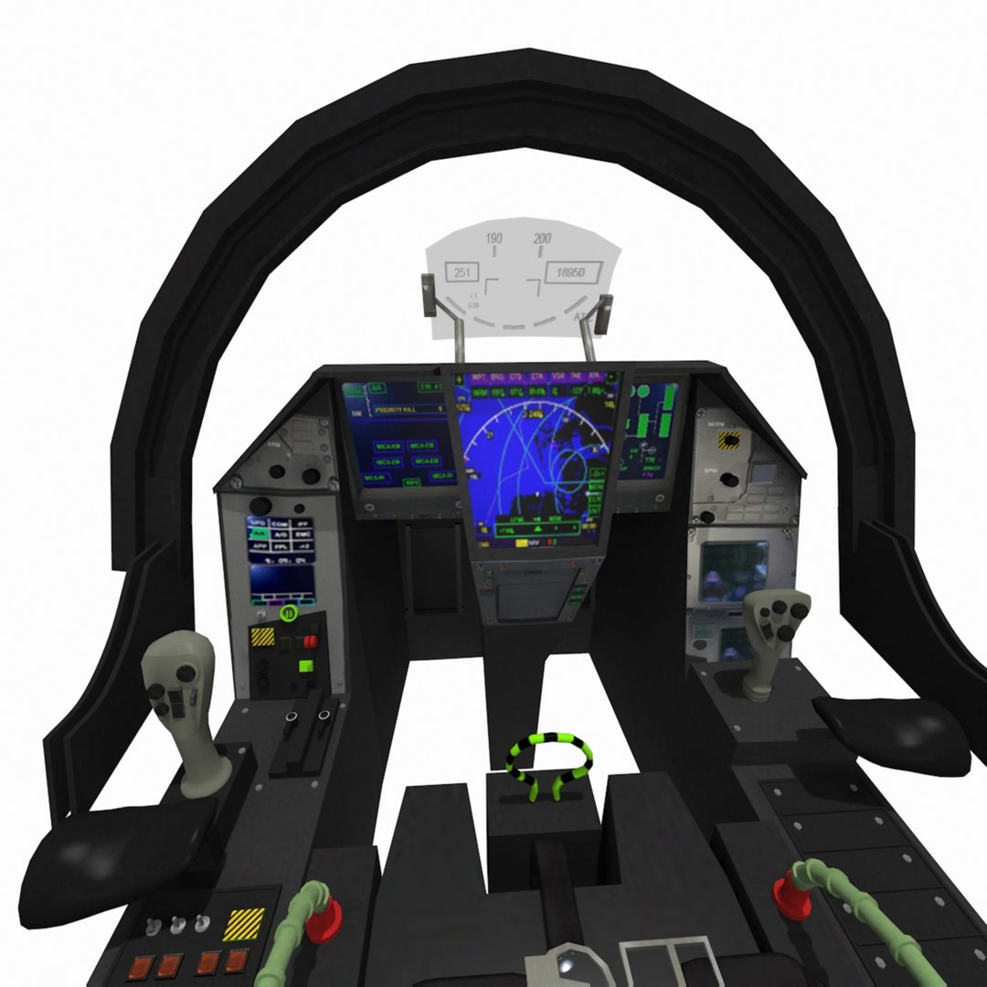 Cabine do Dassault Rafale Modelo 3D - TurboSquid 2123491