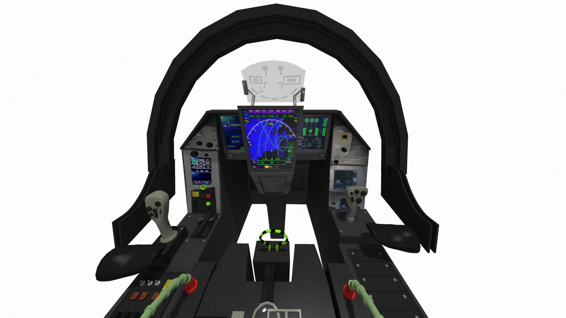 Dassault Rafale Cockpit 3D Model - TurboSquid 2123491