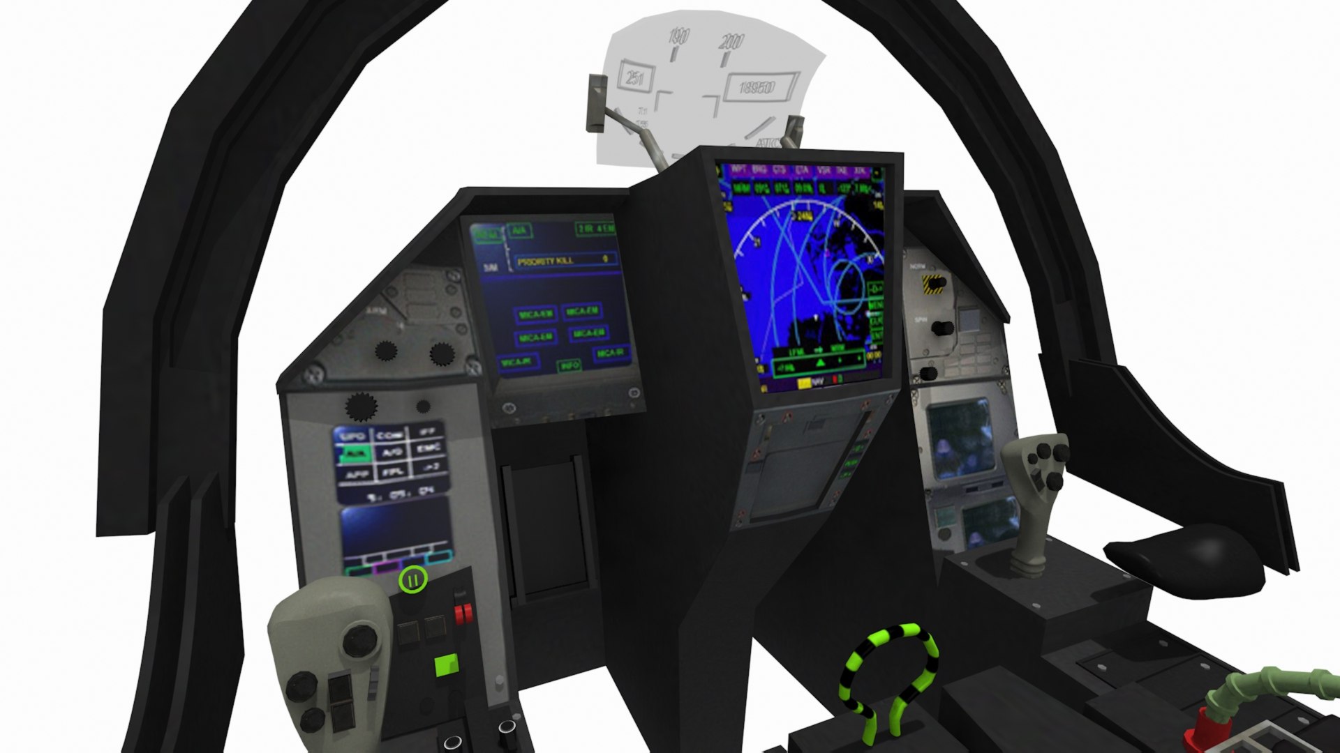 Dassault Rafale Cockpit 3D Model - TurboSquid 2123491