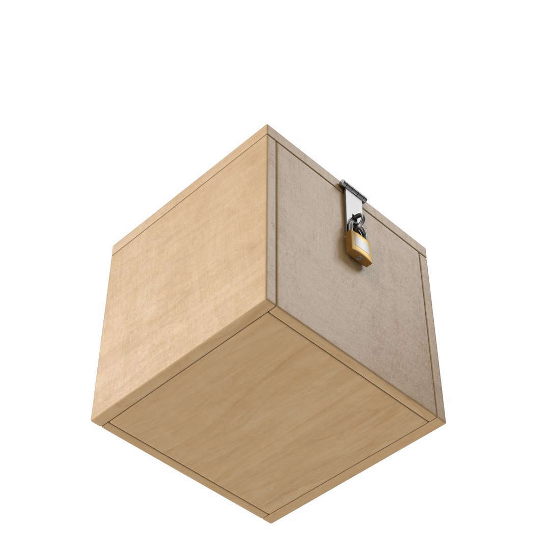 3D Wooden Ballot Box model - TurboSquid 2175937