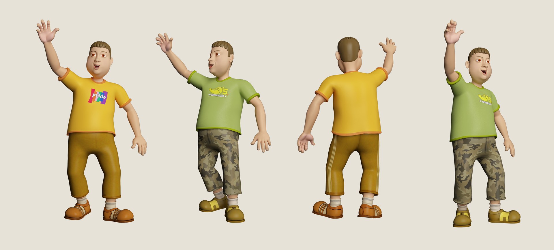 3D Joy Cartoon Rigged | 1145529 | TurboSquid