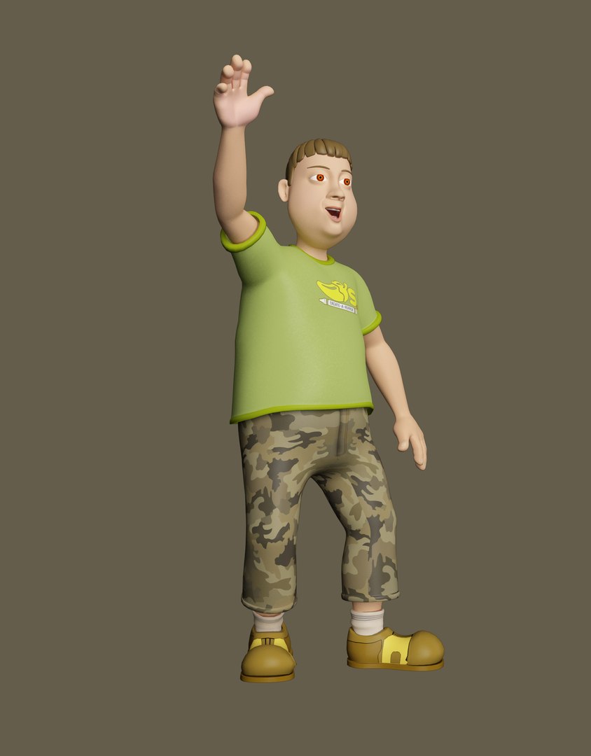 3D Joy Cartoon Rigged | 1145529 | TurboSquid