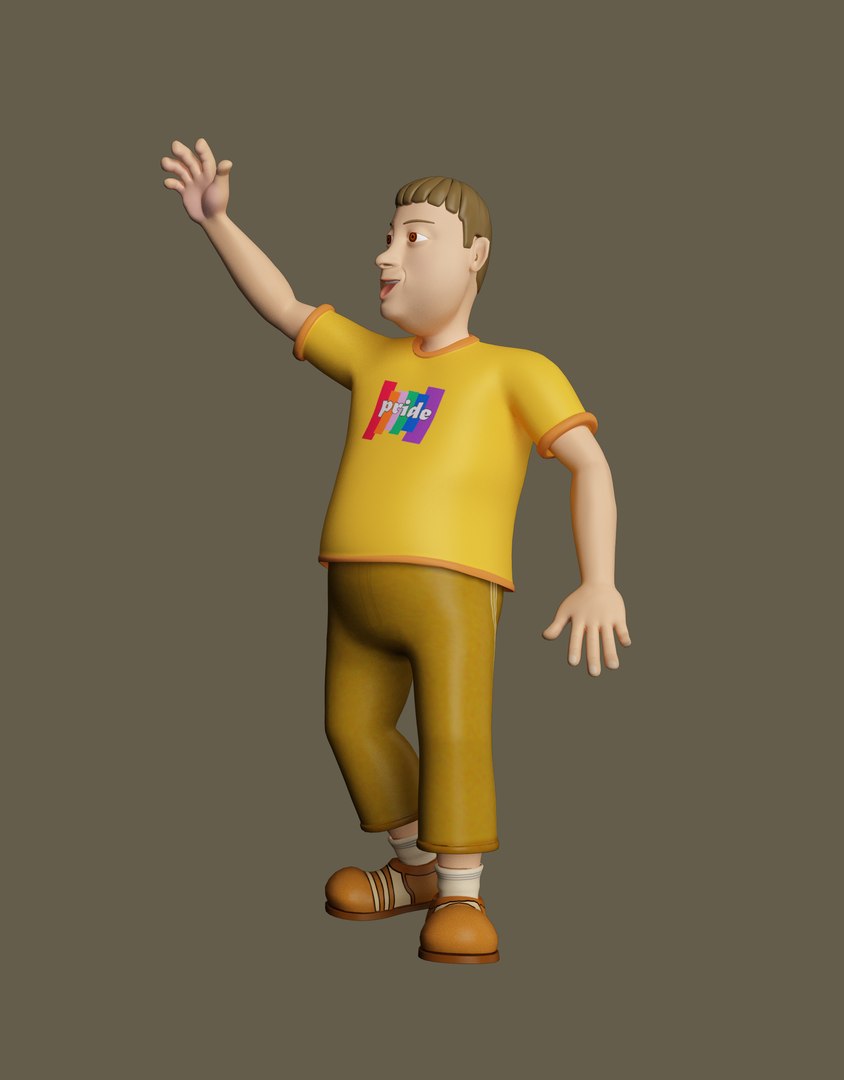 3D Joy Cartoon Rigged | 1145529 | TurboSquid