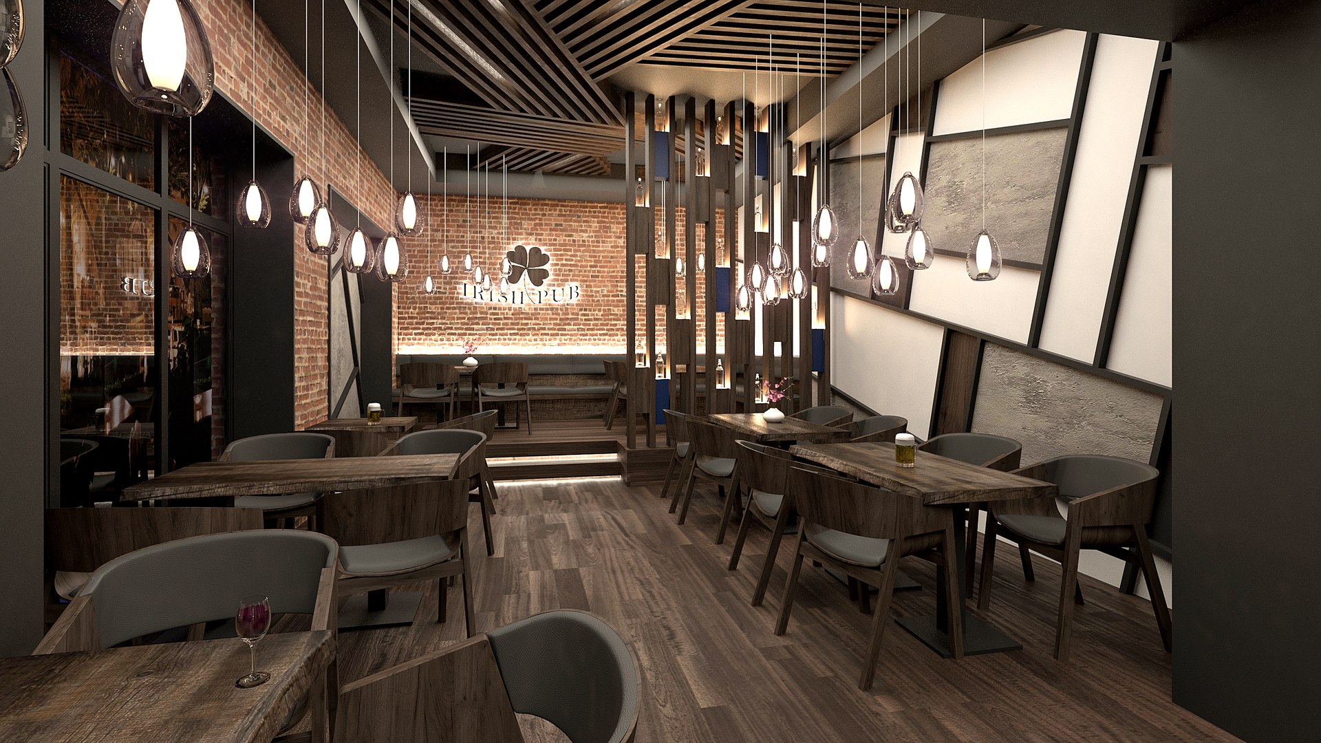 Modern Irish Bar 3D Model - TurboSquid 1785774
