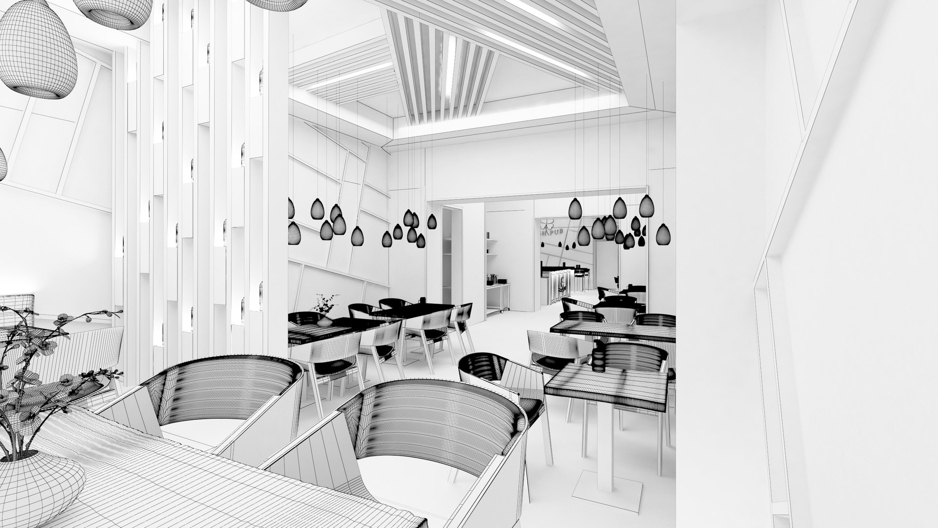 Modern Irish Bar 3D Model - TurboSquid 1785774