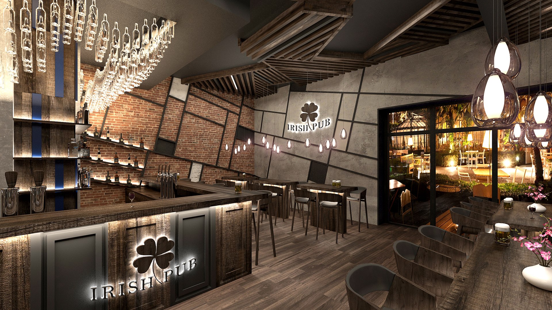 Modern Irish Bar 3D Model - TurboSquid 1785774