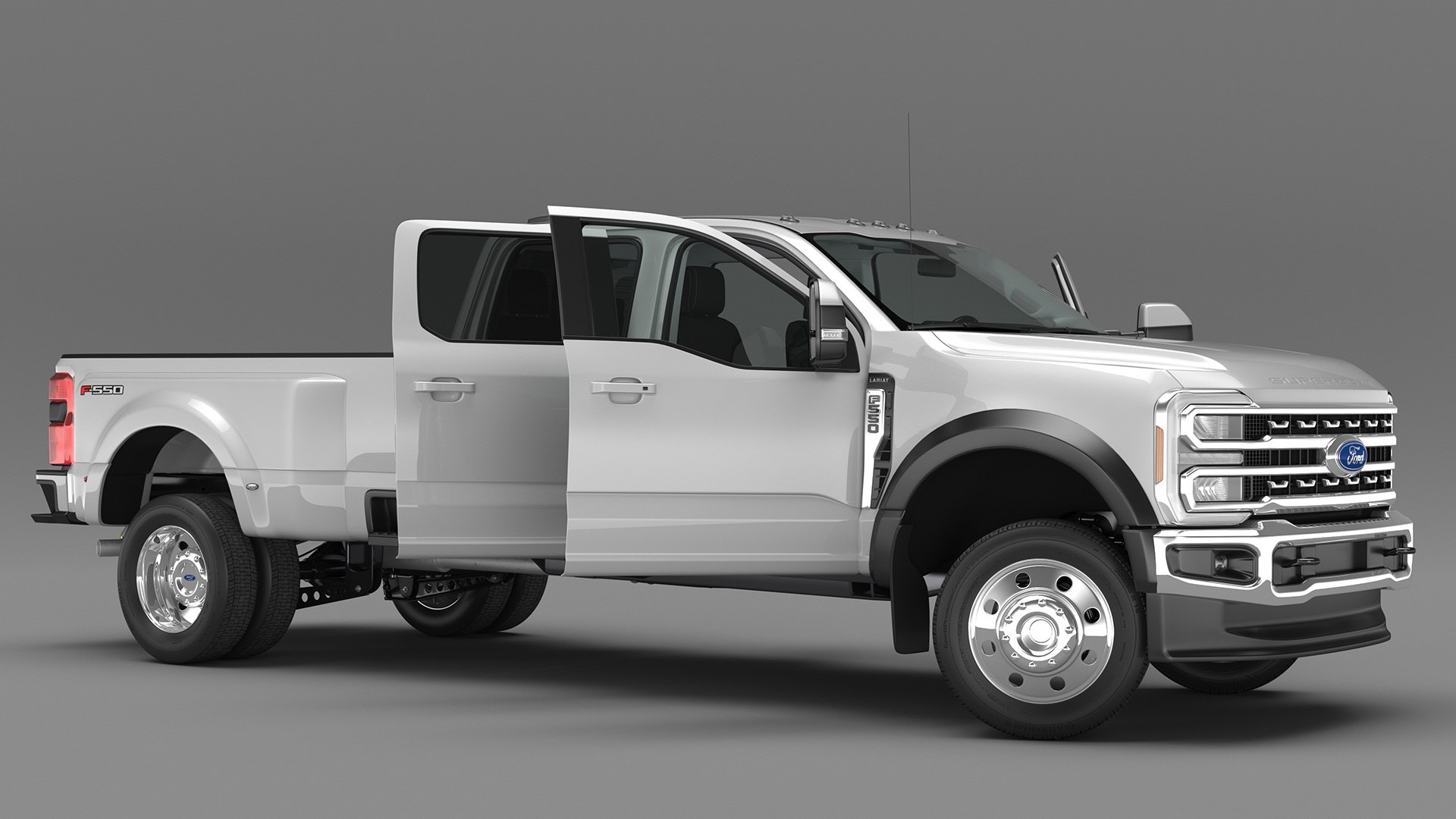 3D Ford Super Duty F-550 Lariat 2023 Truck Rigged - TurboSquid 2145981