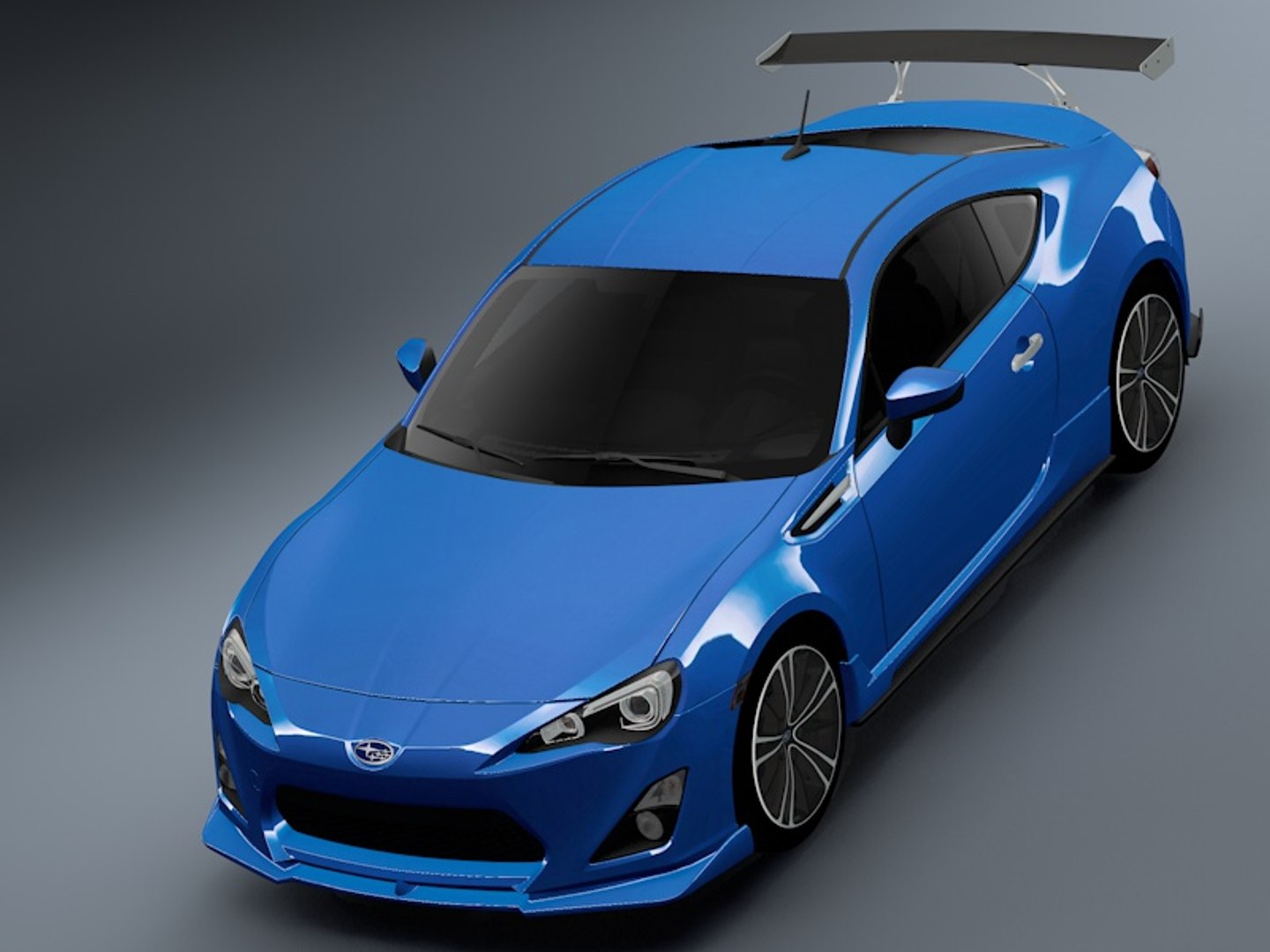 3d subaru brz model