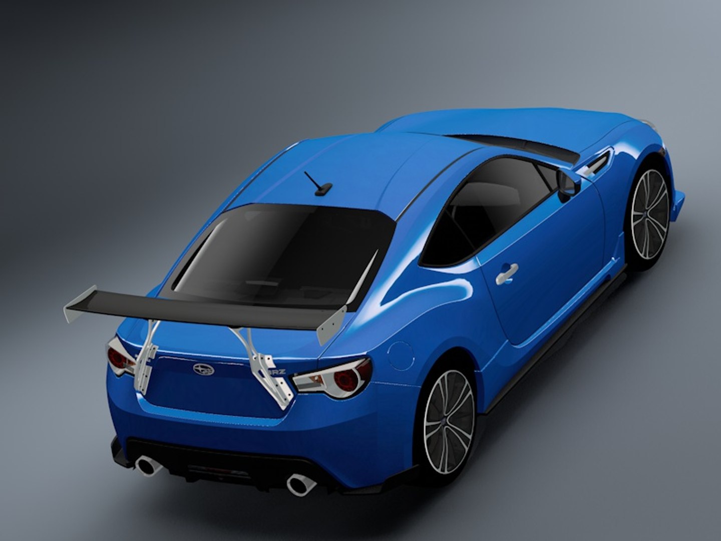 3d subaru brz model