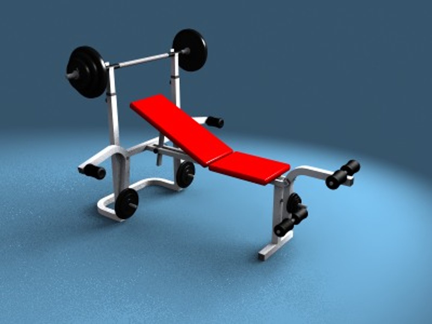 Gym Equipment 3d Model