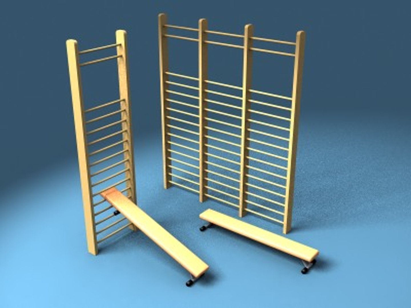 Gym Equipment 3d Model