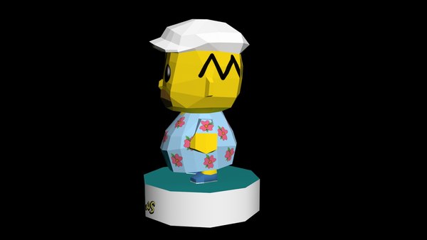 modelo 3d homer simpson papercraft - TurboSquid 1602086