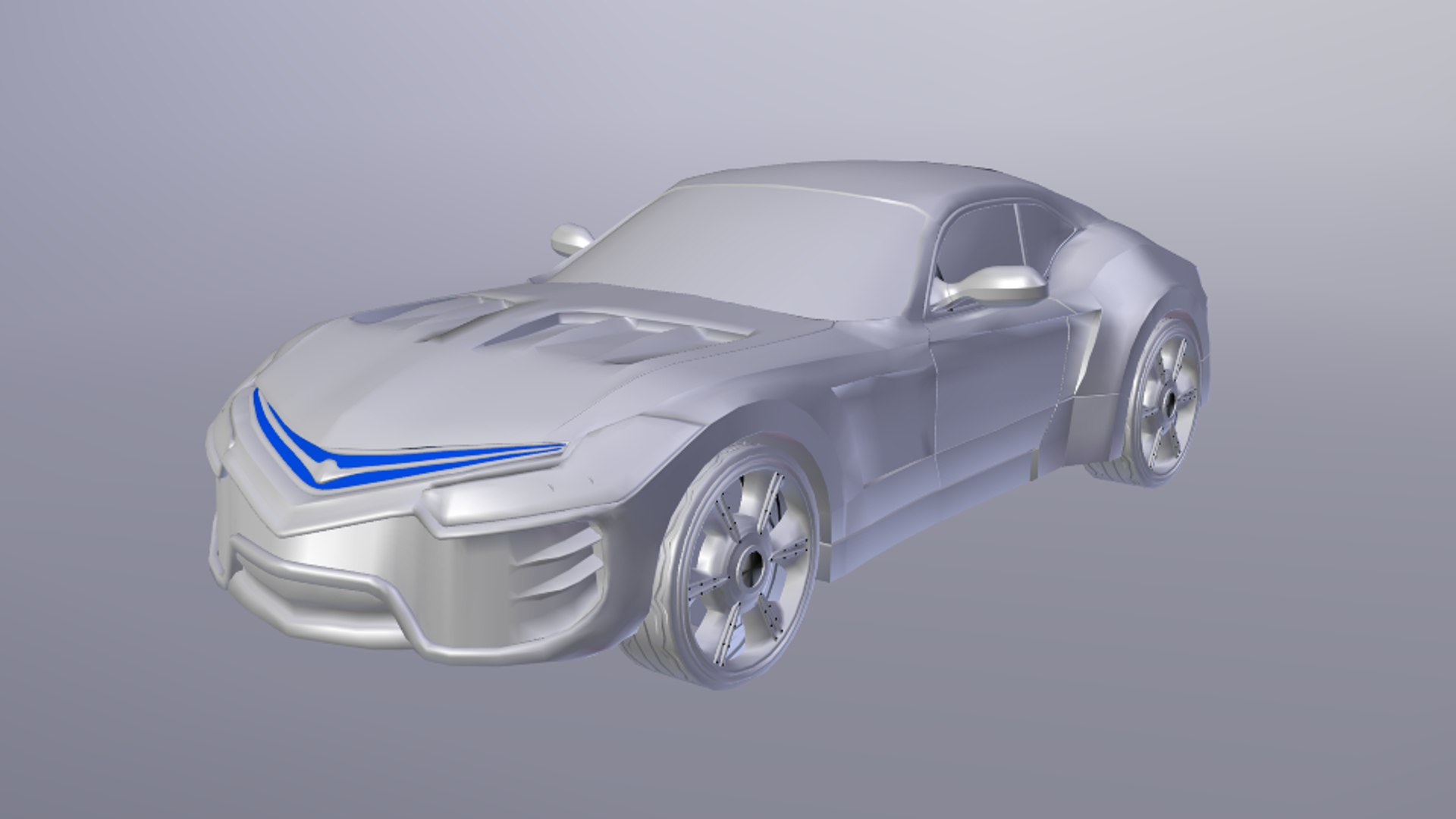 Concept Car 3d Model