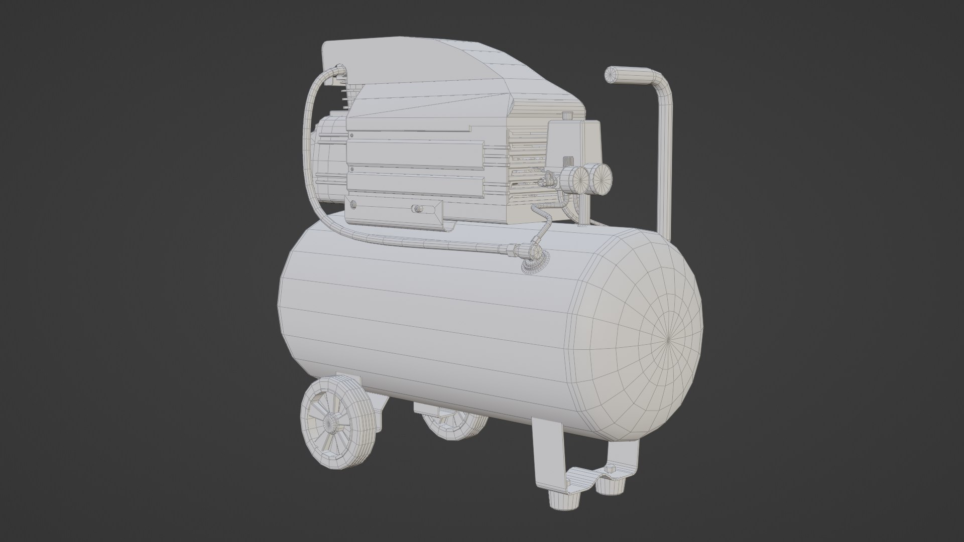 3D Industrial Air Compressor - TurboSquid 2067529
