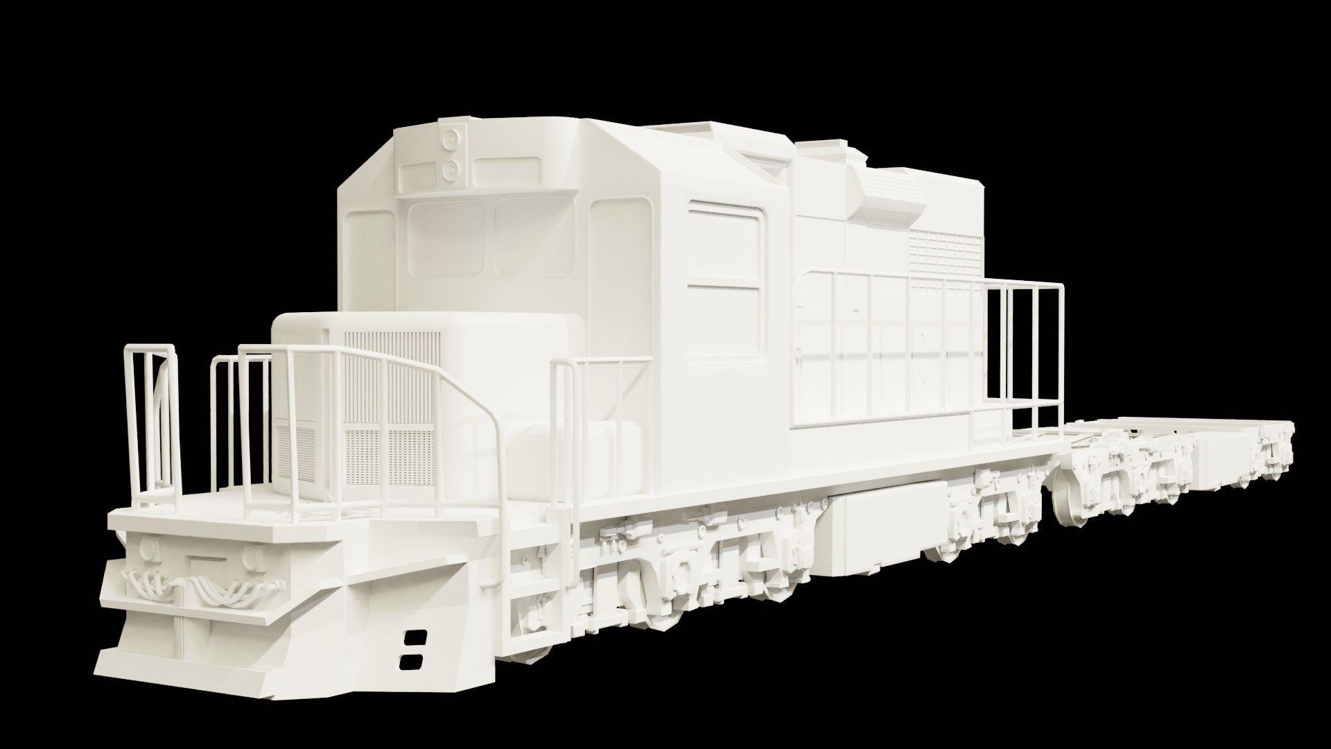 Train Flat Wagon 3D Model - TurboSquid 1743293