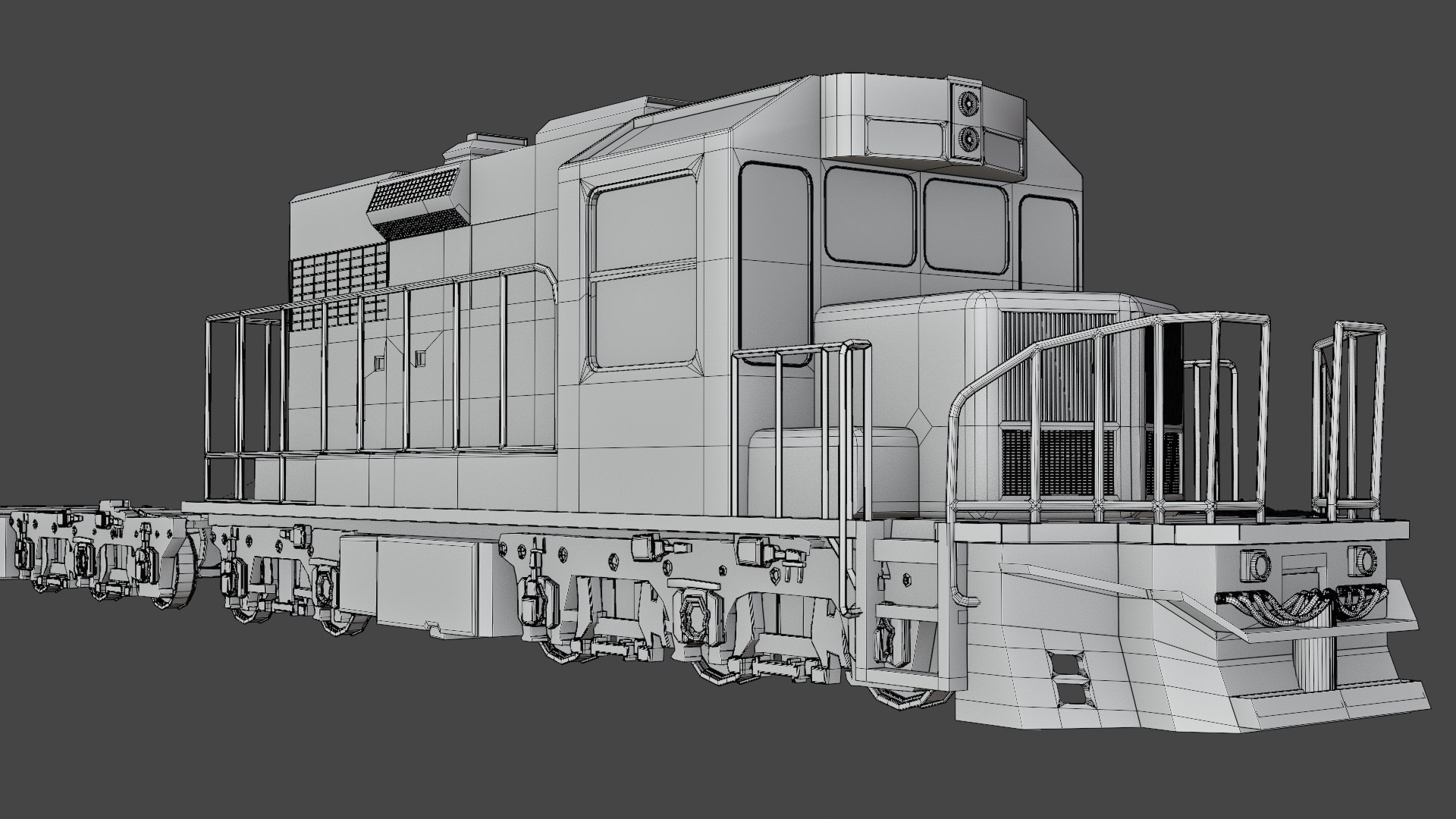 Train Flat Wagon 3D Model - TurboSquid 1743293