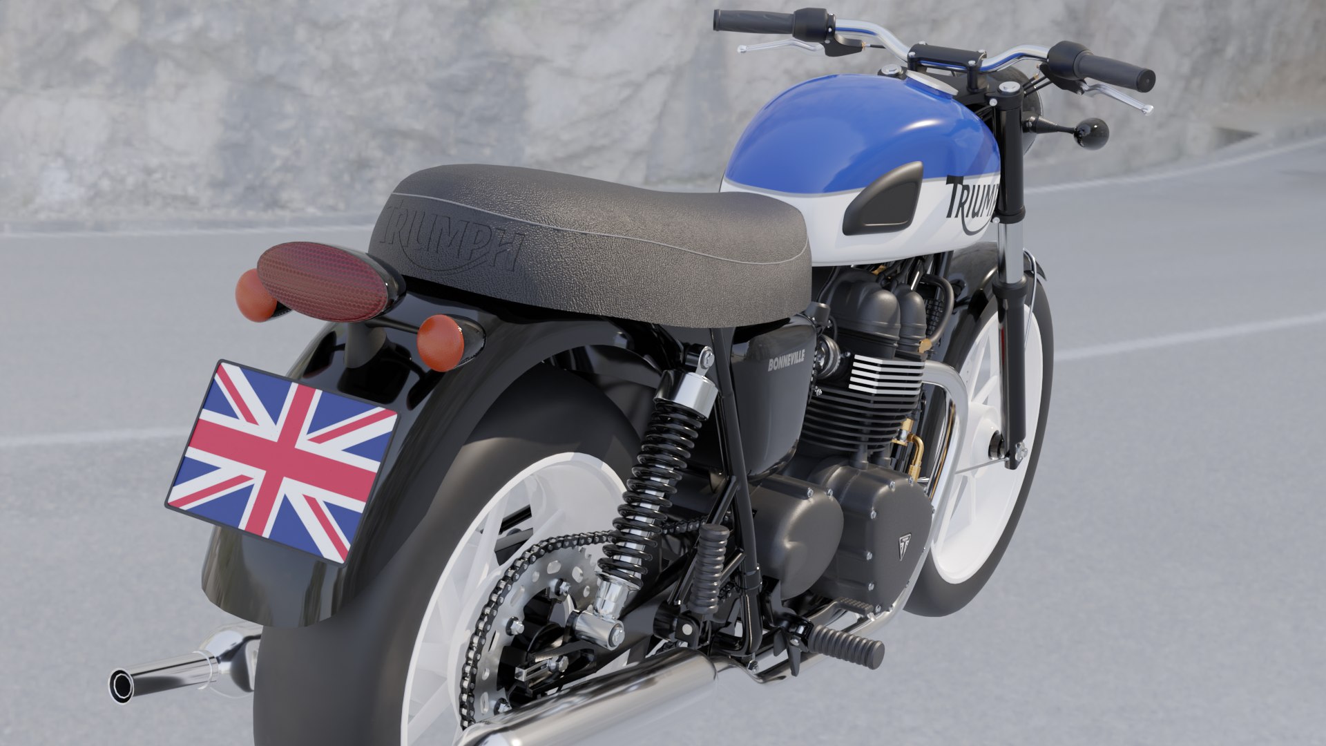 3D Triumph Bonneville T100 - TurboSquid 2037916