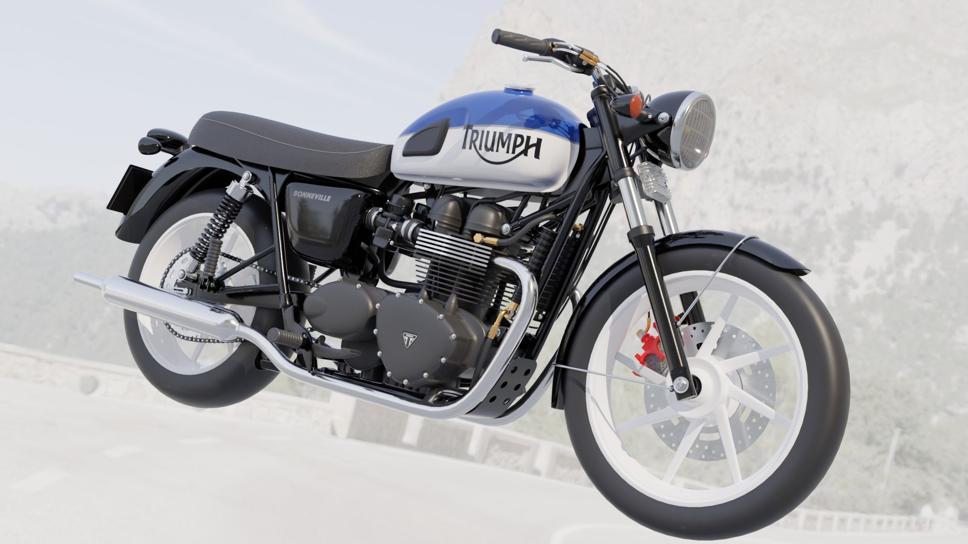 3D Triumph Bonneville T100 - TurboSquid 2037916