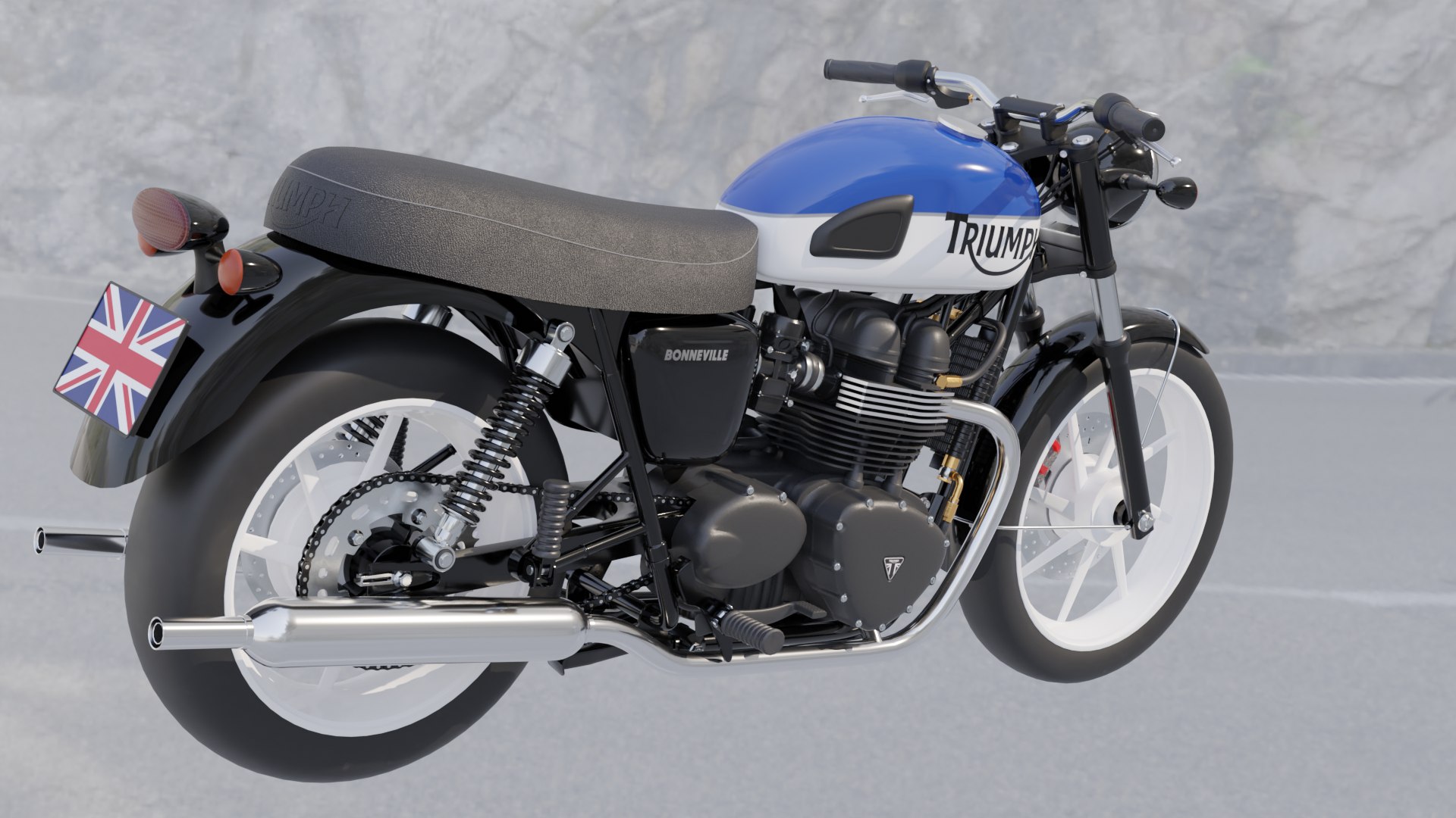 3D Triumph Bonneville T100 - TurboSquid 2037916