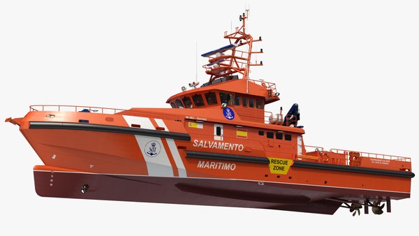 3D модель SAR Boat 320 Высокоскоростное морское поисково-спасательное ...