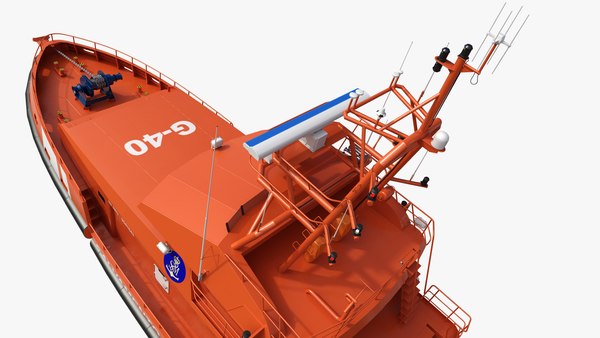modelo 3d SAR Boat 320 Buque de búsqueda y rescate en alta mar de alta ...