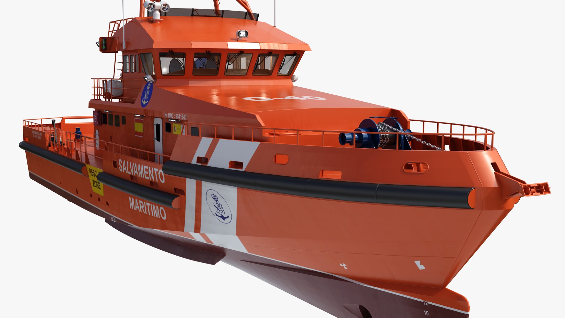 3D SAR Boat 320 High-Speed Offshore Search And Rescue Vessel - TurboSquid 2203365