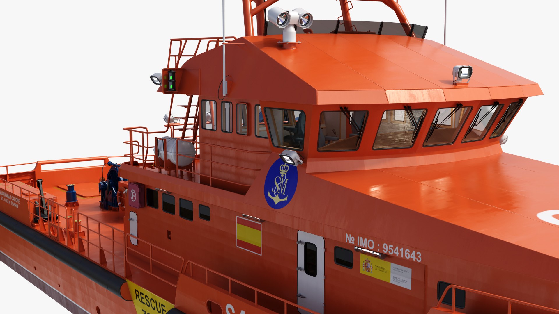 3D SAR Boat 320 High-Speed Offshore Search And Rescue Vessel ...