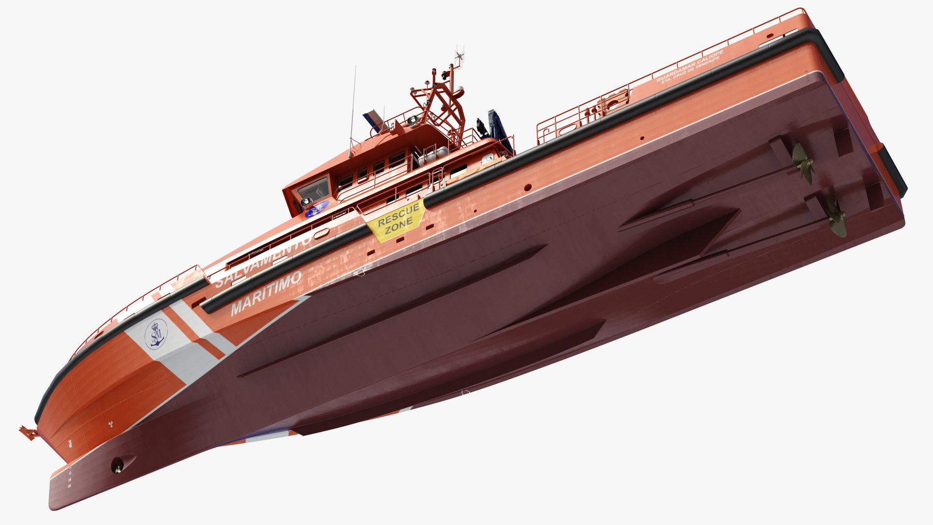 3D SAR Boat 320 High-Speed Offshore Search And Rescue Vessel ...