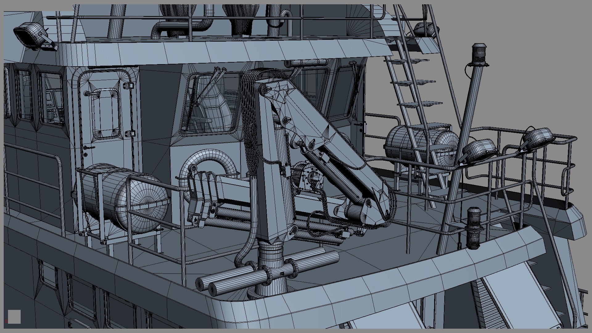 3D SAR Boat 320 High-Speed Offshore Search And Rescue Vessel ...