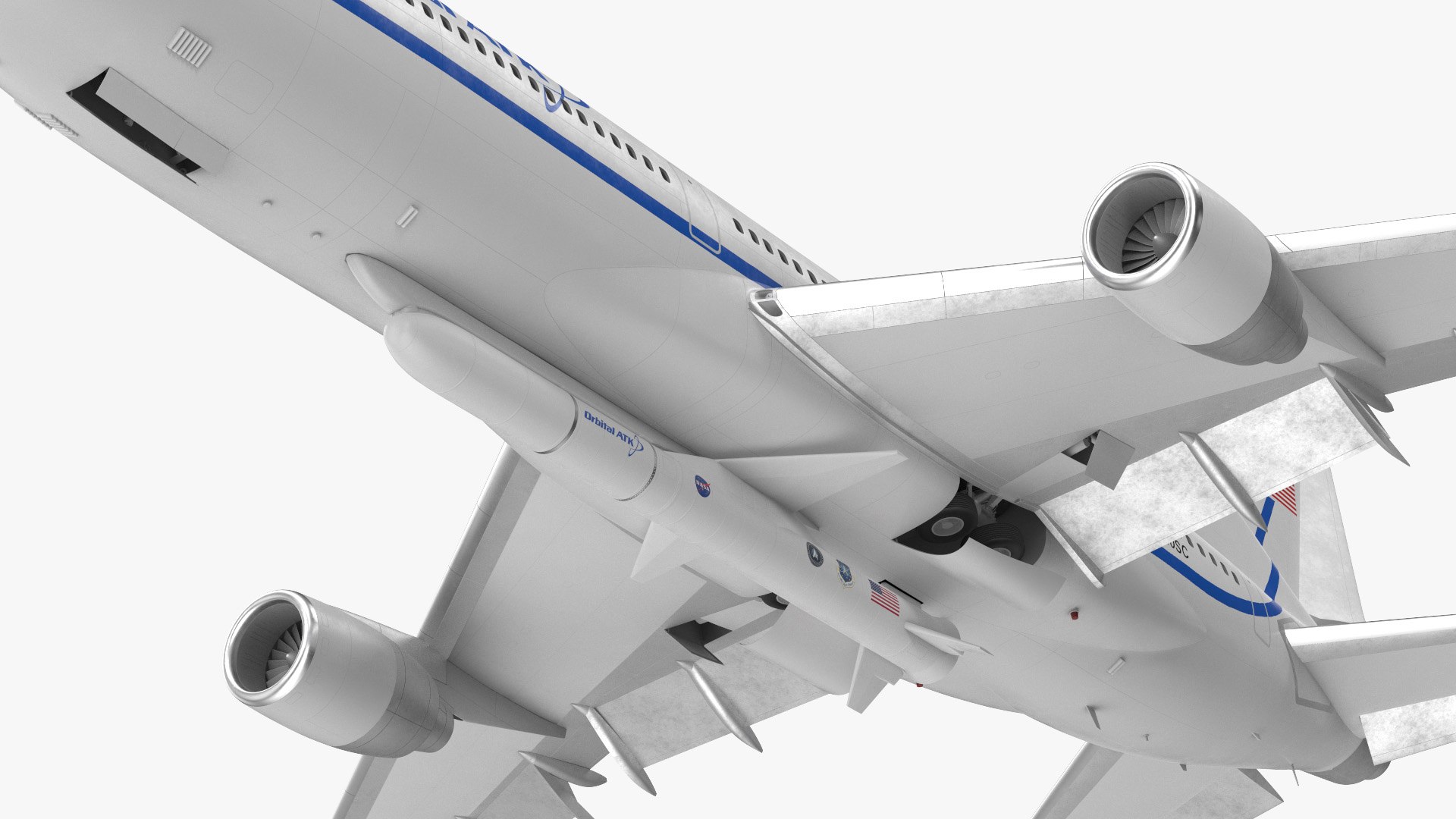 3D Lockheed L1011 Stargazer With Pegasus XL Rocket Rigged - TurboSquid ...