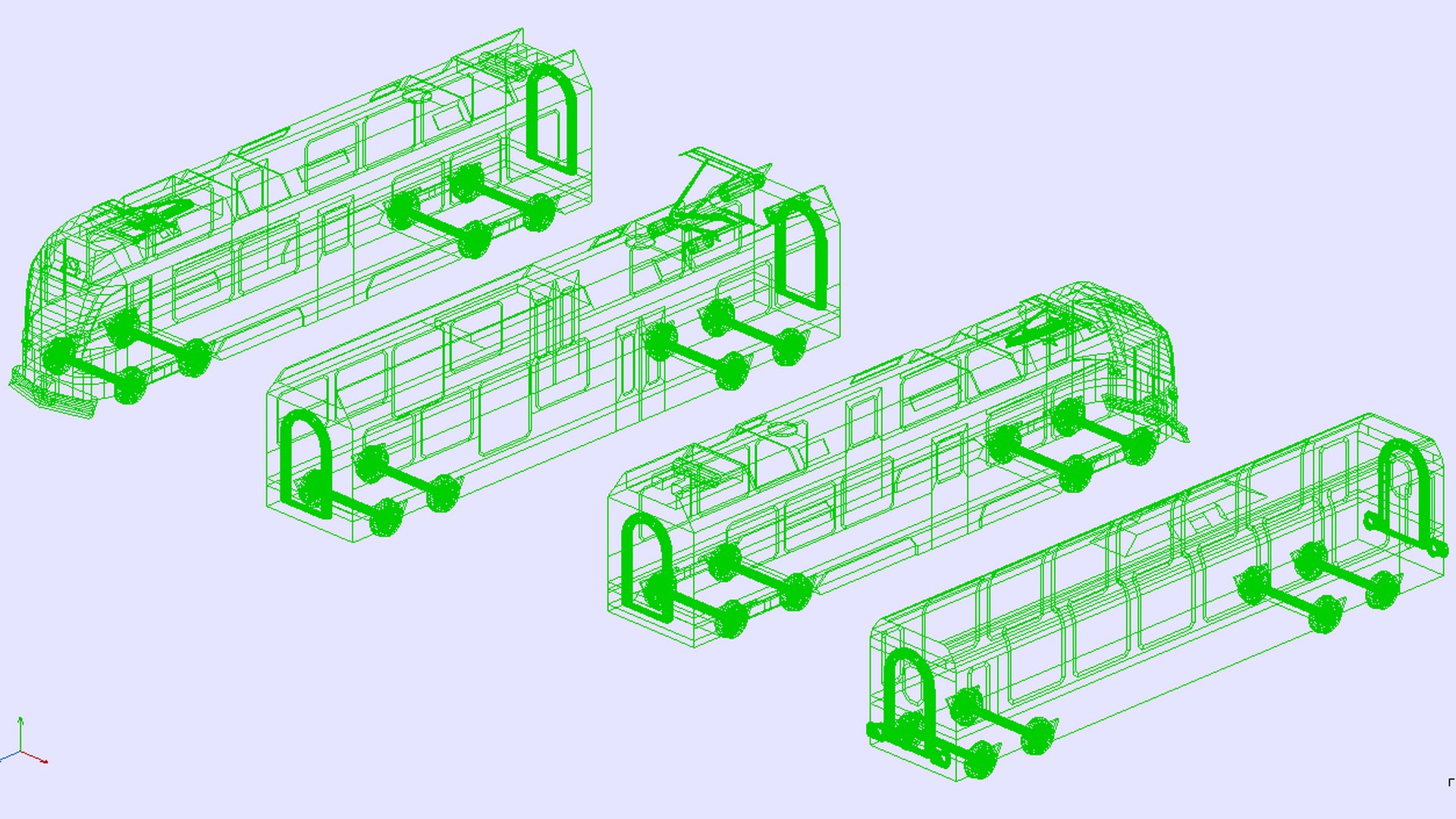 3D Rhaetian Railway Abe 8-12 Dual Voltage Multiple Unit Train And A ...