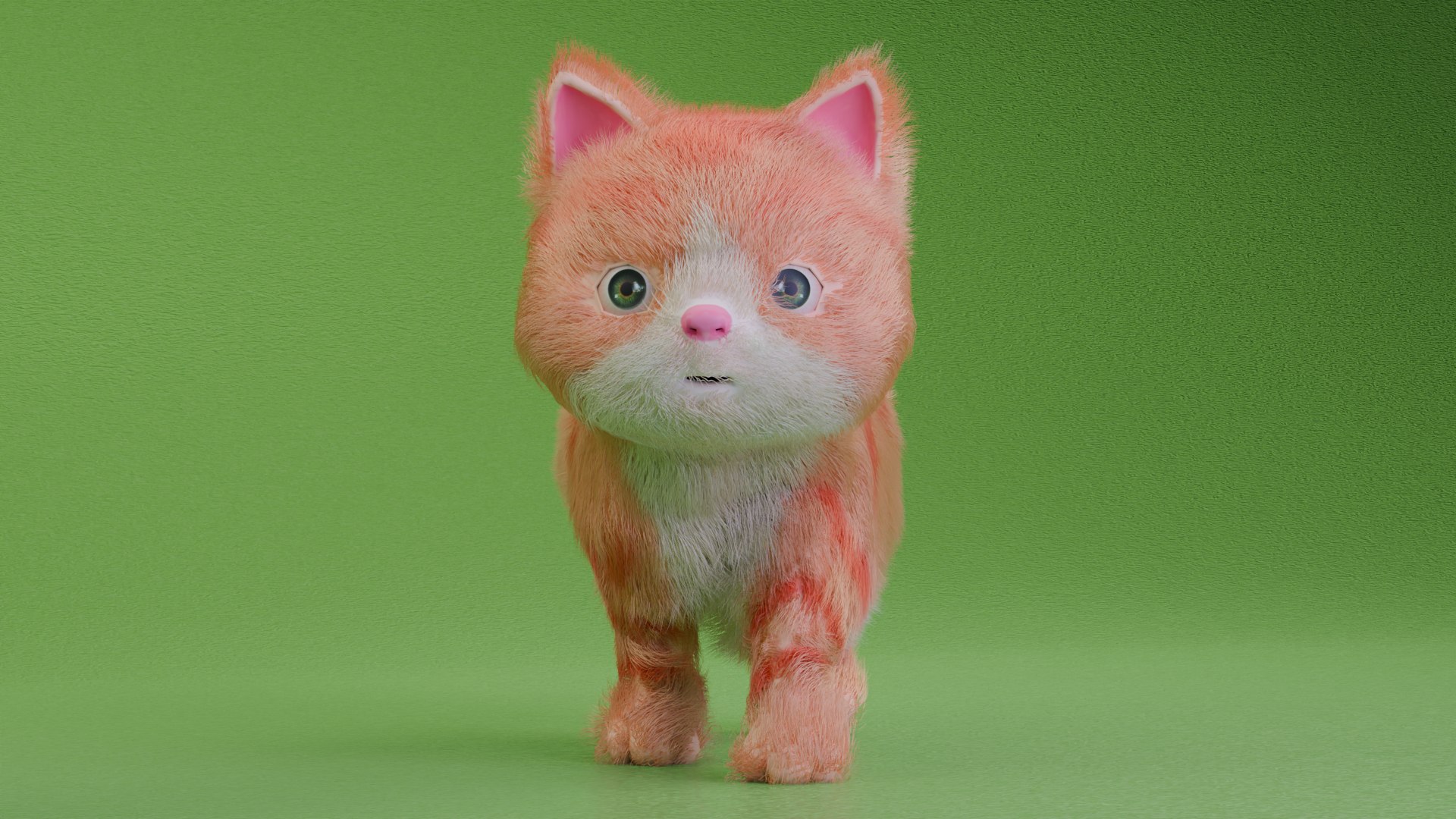 3D Cat - Rigged Animated Model - TurboSquid 2357942