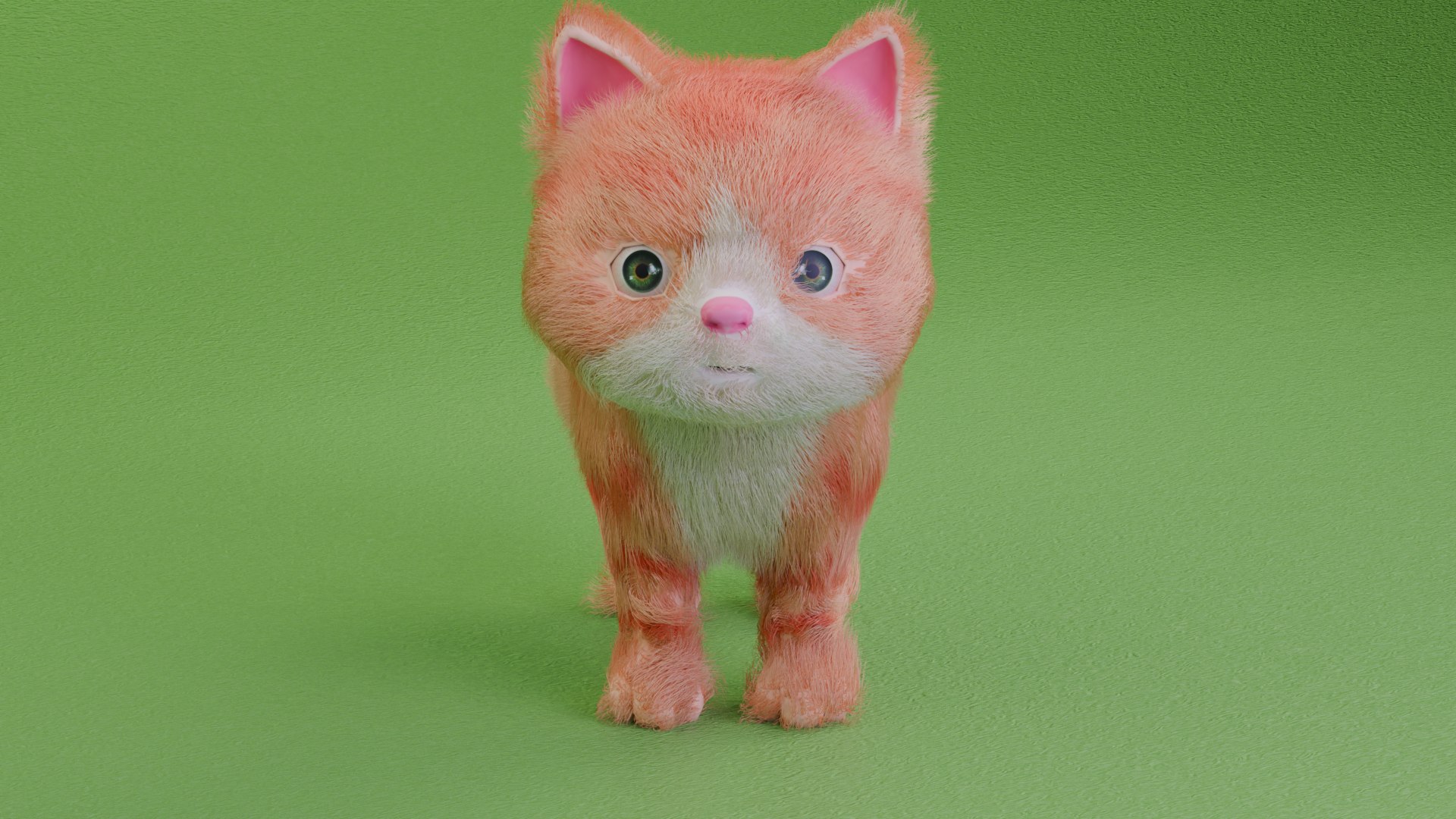 3D Lowpoly Cat Rigged Model - TurboSquid 2357942