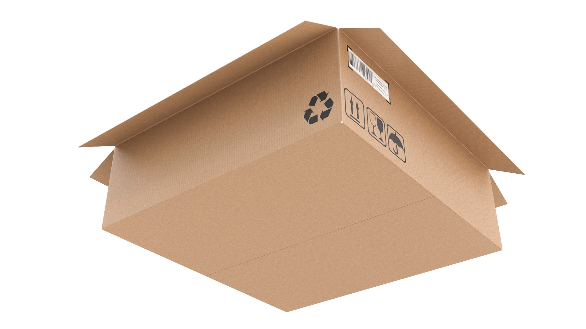 3D Cardboard Box 22 Model - TurboSquid 1749142