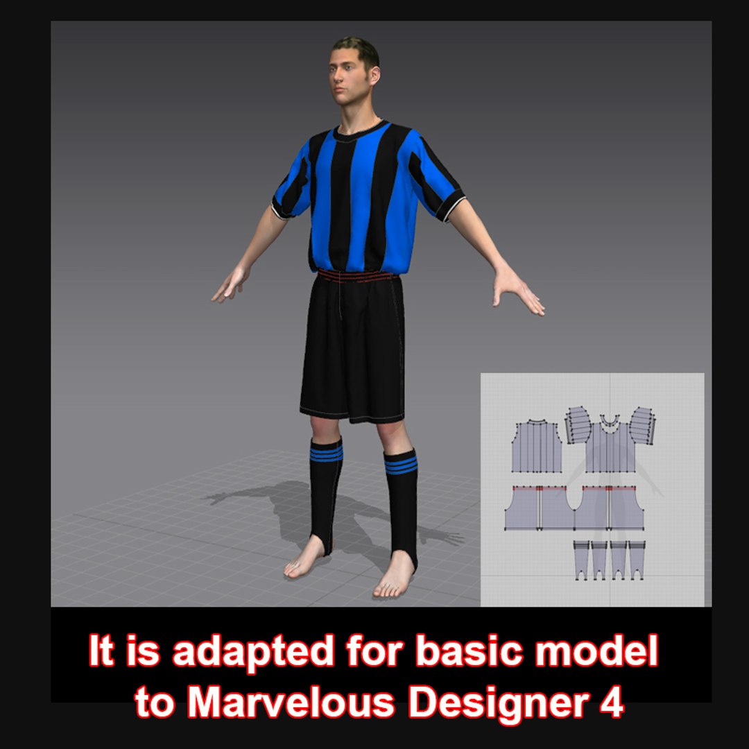 3d Model Soccer Form 1