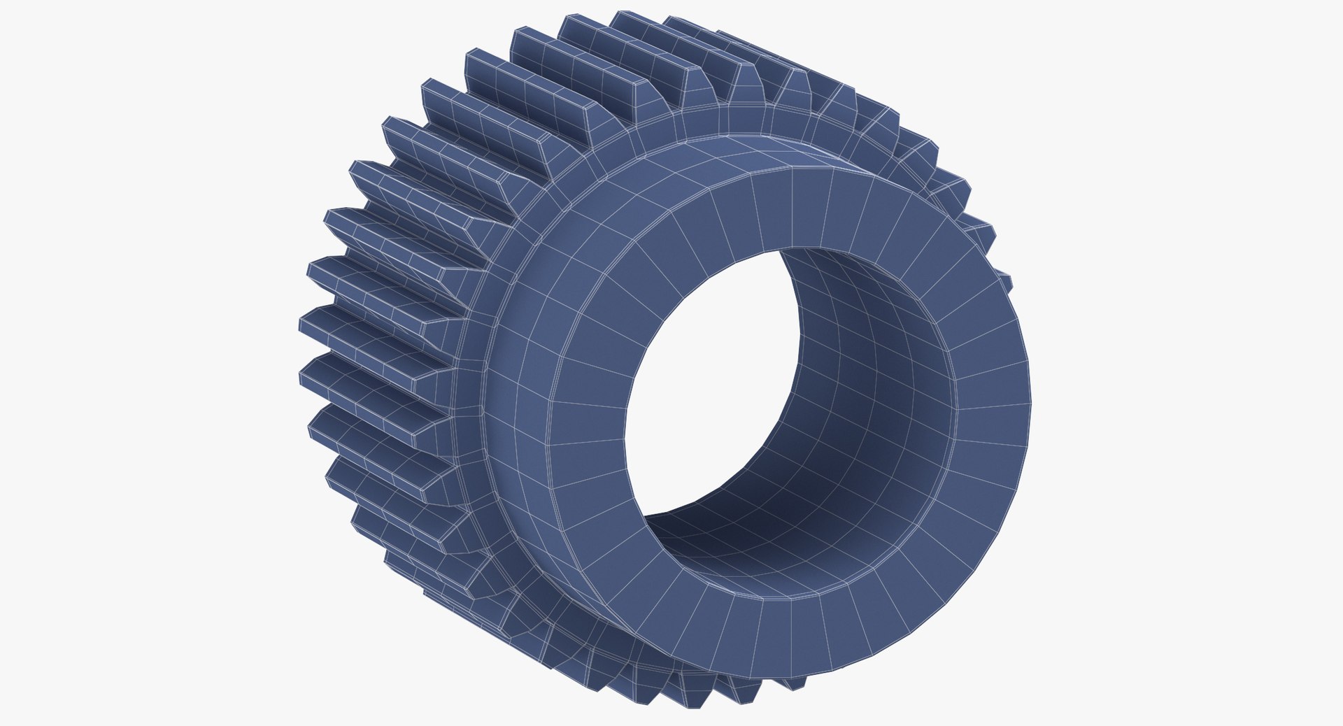 3D spur gear 02 - TurboSquid 1402710