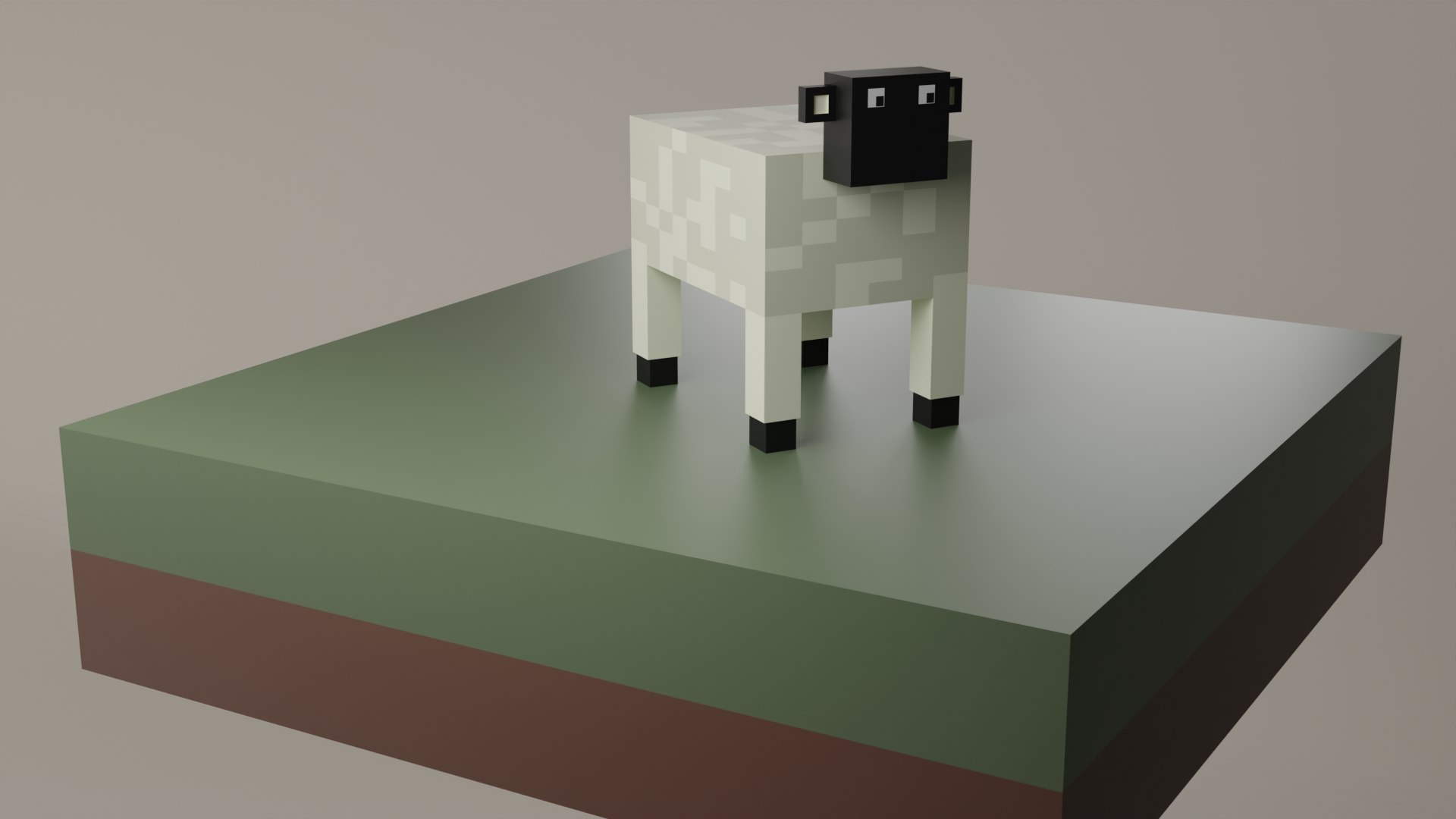3D model Voxel Low Polly Animal Sheep - TurboSquid 2181948